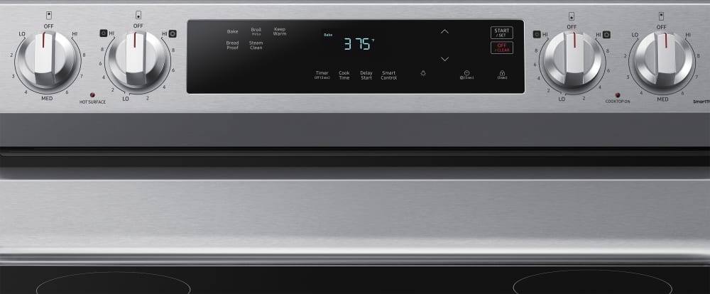 Samsung NE63A6111SS 30 Inch Freestanding Electric Smart Range with 4 ...
