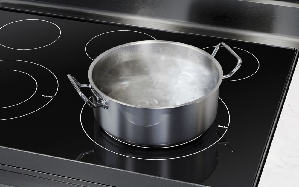 Samsung NE63A6511SG 30 Inch Freestanding Electric Smart Range with 5 ...