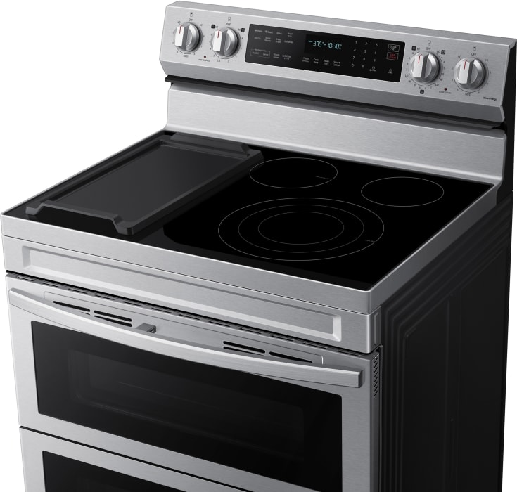 Samsung NE63A6751SS 30 Inch Freestanding Electric Smart Range with 5 ...