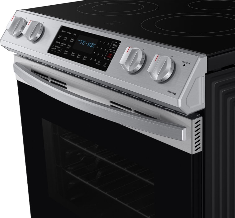 Samsung NE63T8311SS 30 Inch Slide-In Electric Smart Range with 5 ...
