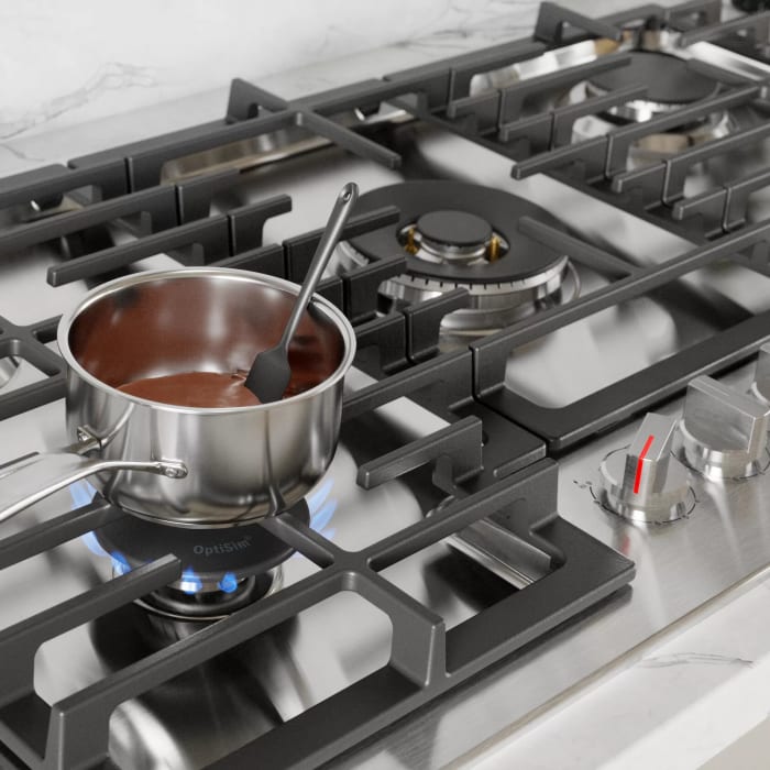 Bosch NGM8658UC 36 Inch Gas Cooktop with 5 Sealed Burners, Heavy-Duty ...