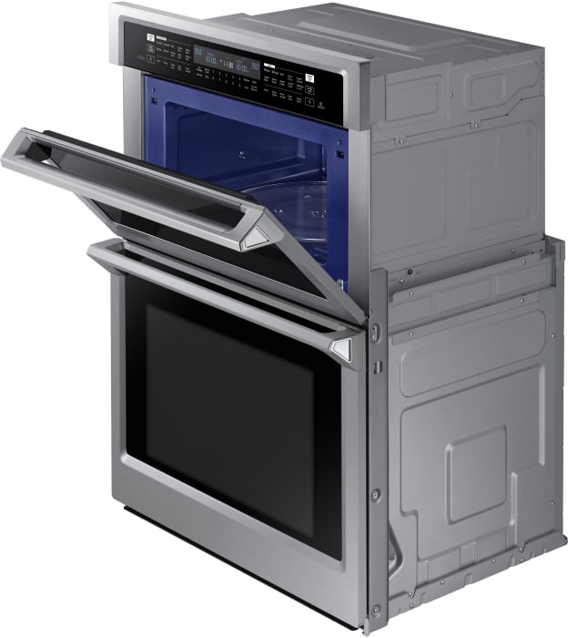 Samsung NQ70M6650DS 30 Inch Smart Combination Electric Wall Oven with Wi-Fi, Dual Convection ...