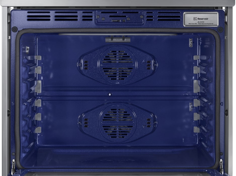 Samsung NQ70M6650DS 30 Inch Smart Combination Electric Wall Oven with Wi-Fi, Dual Convection ...