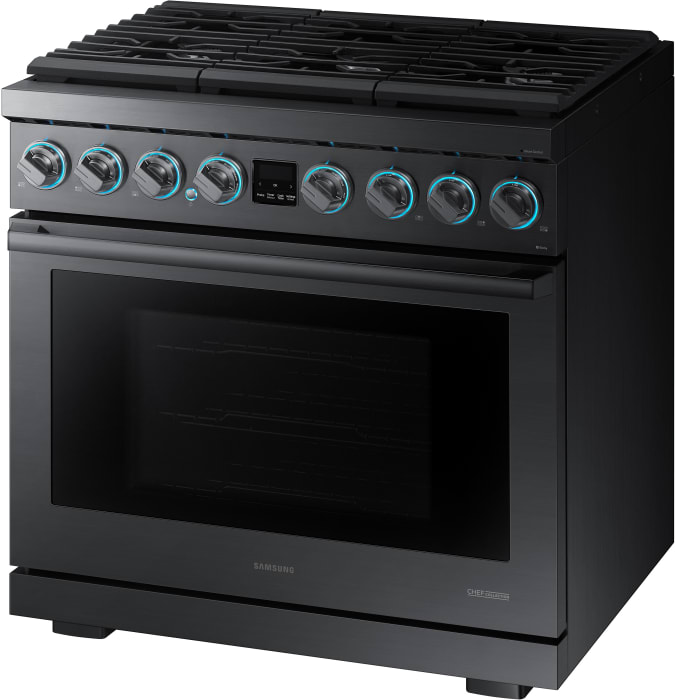 Samsung NX36R9966PM 36 Inch Smart Slide-In Gas Pro Range with Wi-Fi ...