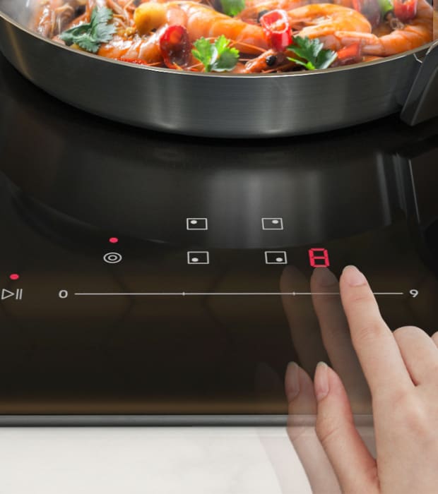 Samsung NZ24T4360RK 24 Inch Electric Cooktop with 4 Burner Elements ...