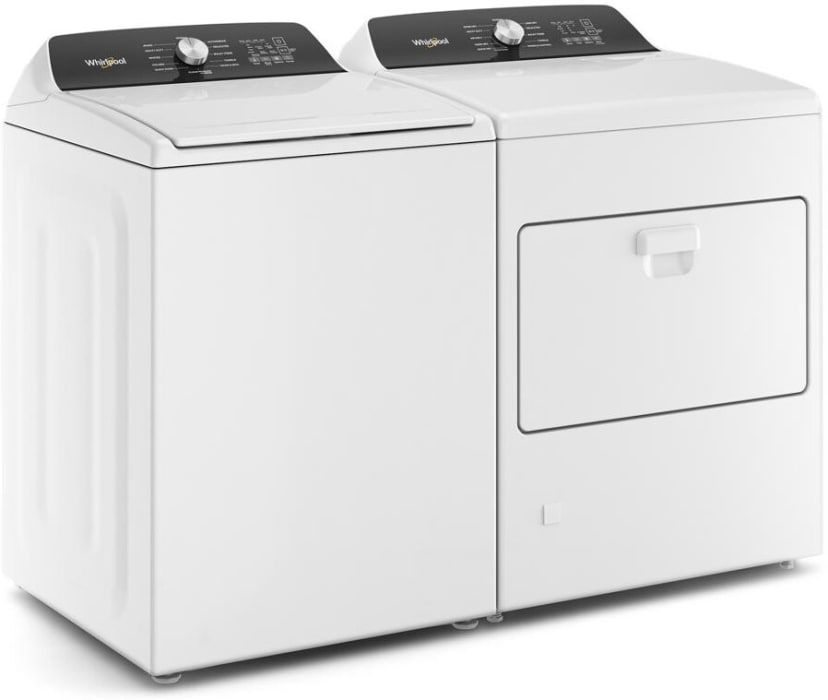 Whirlpool WHWADRGW5015 Side-by-Side Washer & Dryer Set with Top Load ...