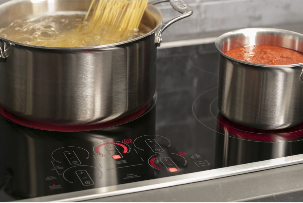 GE PEP9030STSS 30 Inch Electric Smart Cooktop with 5 Elements, Smooth ...