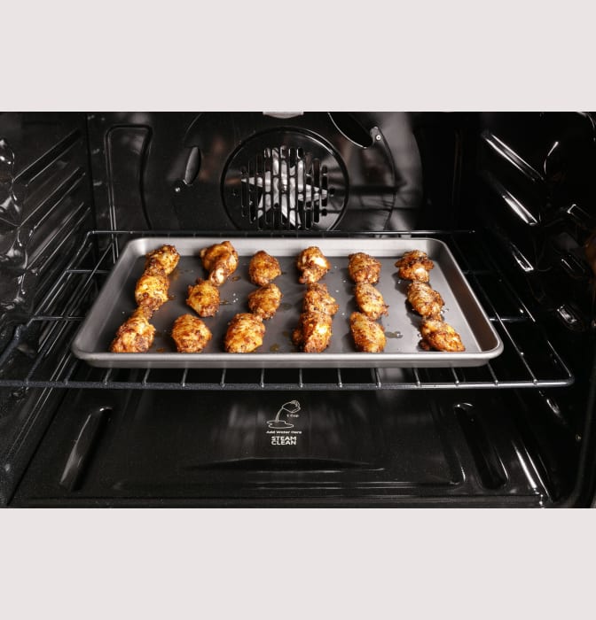 GE PGB965YPFS 30 Inch Smart Gas Double Oven Range with 5 Sealed Burners ...