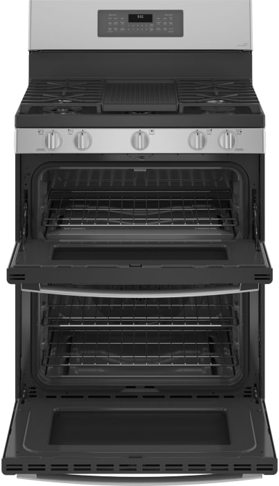 GE PGB965YPFS 30 Inch Smart Gas Double Oven Range with 5 Sealed Burners ...