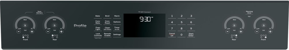 GE PHS930FLDS 30 Inch Smart Slide-In Induction Range with 5 Heating ...