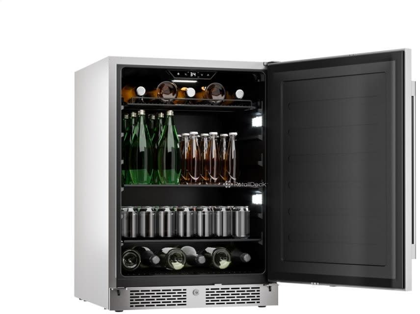 Zephyr PRB24C01ASOD 24 Inch Single Zone Refrigerator Beverage Cooler ...