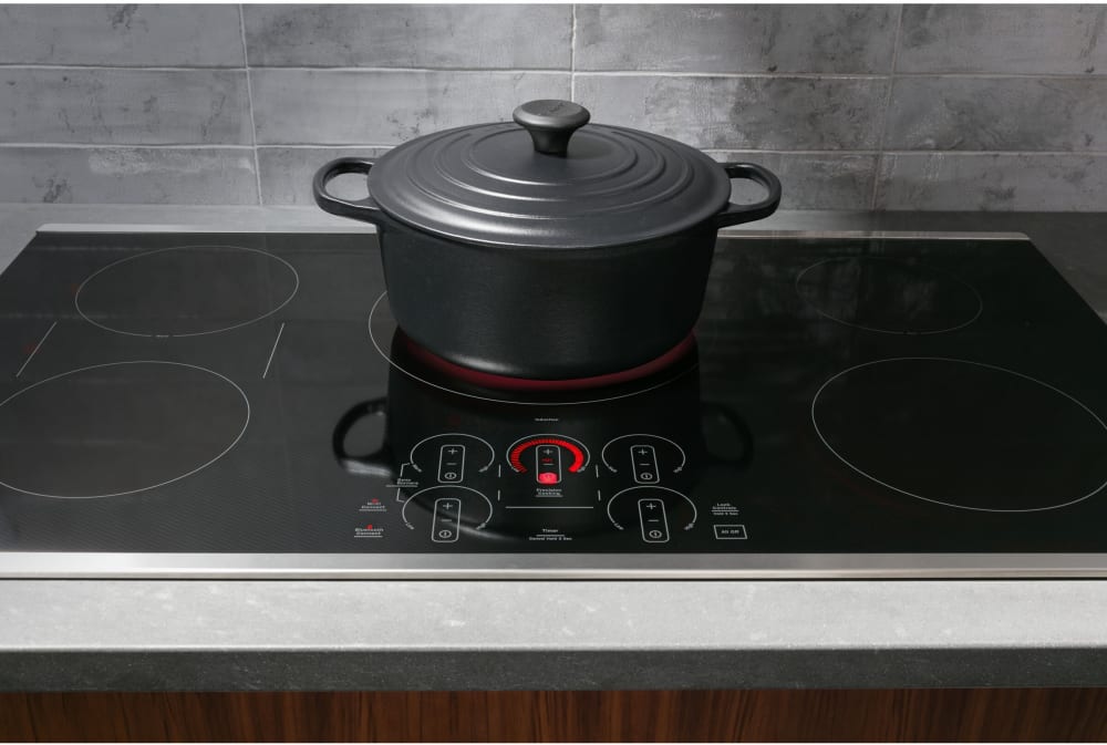GE PHP9036STSS 36 Inch Induction Smart Cooktop with 5 Elements, Smooth ...