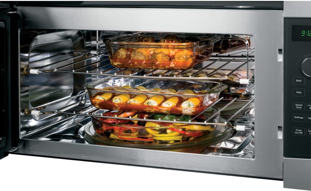 GE PSA9120SPSS 30 Inch Over-the-Range Microwave Oven with 1.7 Cu. Ft ...