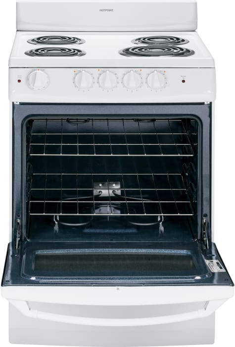 Hotpoint RA724KWH 24 Inch Freestanding Electric Range with 3.0 cu. ft ...