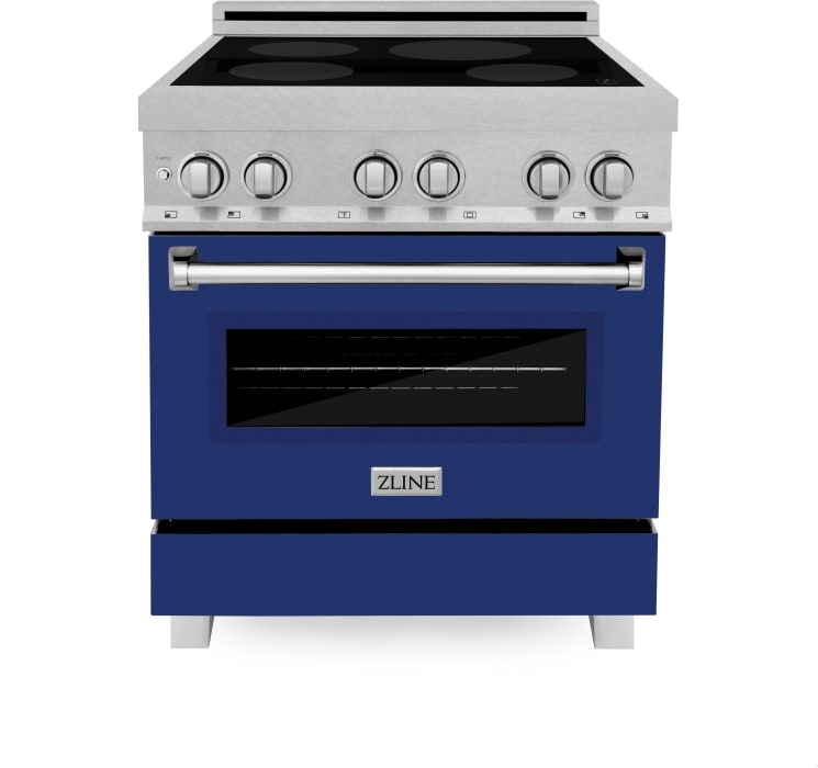 ZLINE RAINDSBG30 30 Inch Freestanding Induction Range with 4 Radiant ...