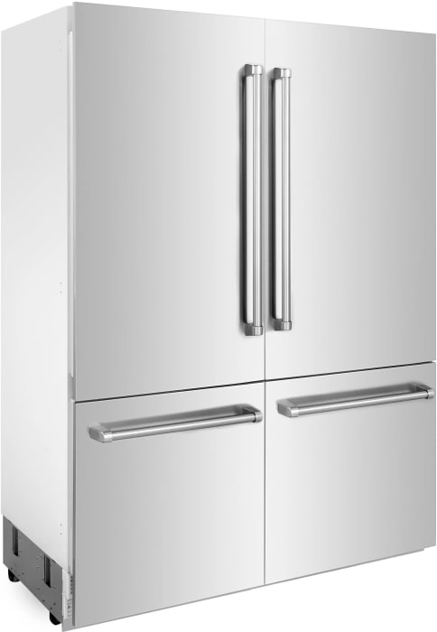 ZLINE RBIV30460 60 Inch Built-In French Door Refrigerator with 32.2 cu ...
