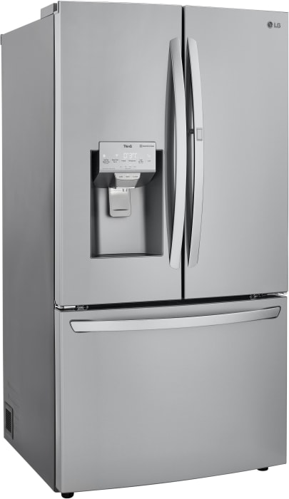 LG LRFDC2406S 36 Inch Counter Depth Smart French Door Refrigerator with ...
