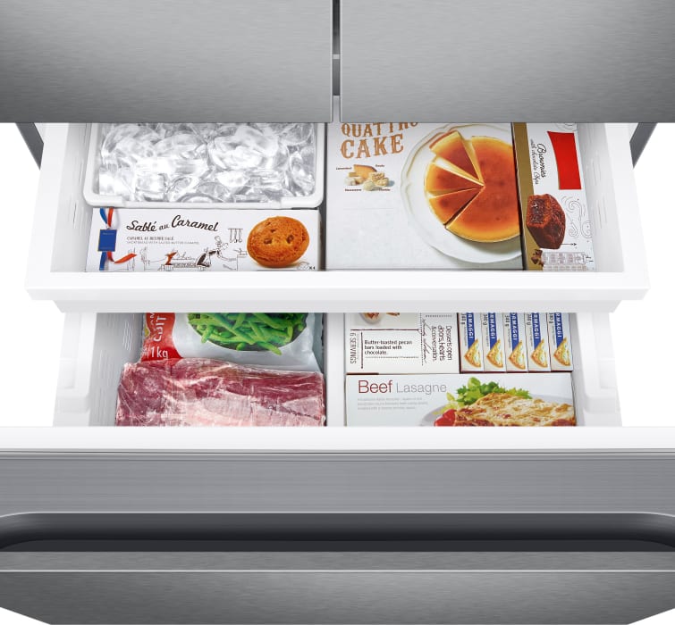 Samsung RF22A4121SR 30 Inch Smart French Door Refrigerator with 22 Cu ...