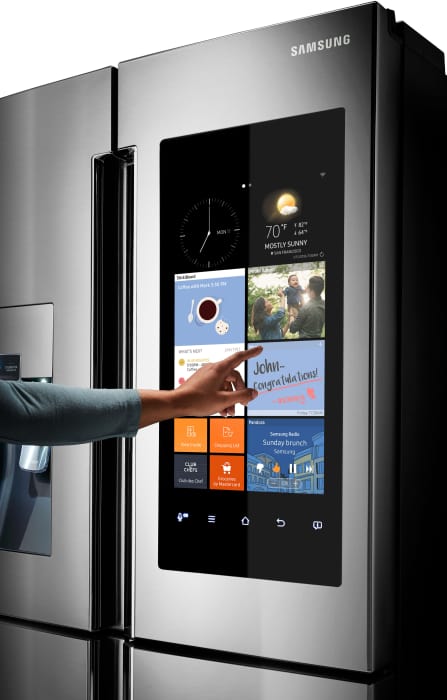 Samsung RF22K9581SR 36 Inch Counter Depth 4-Door French Door ...