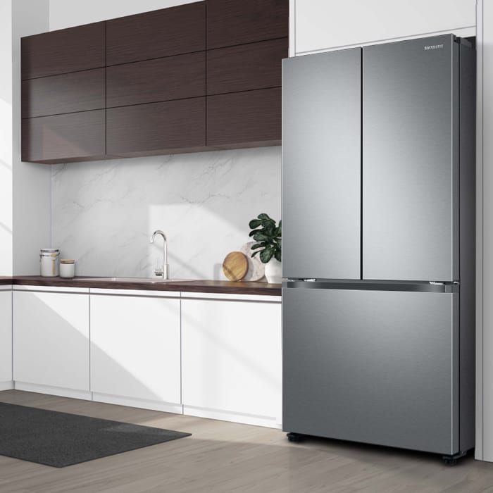 Samsung RF25C5551SR 33 Inch Smart French Door Refrigerator with 24.5 Cu ...