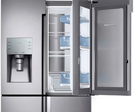 Samsung RF28K9380SR 36 Inch 4-Door French Door Refrigerator with 28 cu ...