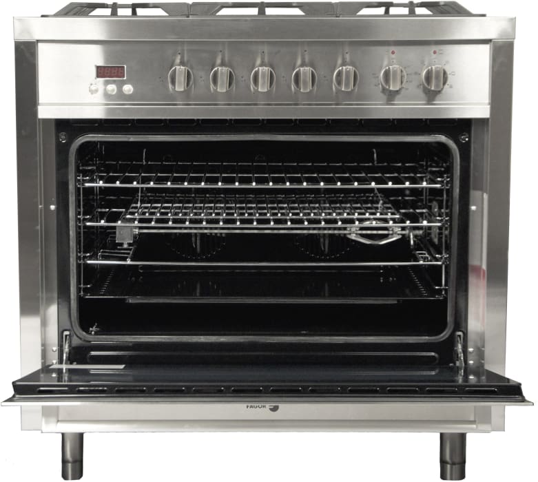Fagor RFA365DF 36 Inch Freestanding Dual Fuel Range with 5 Sealed ...