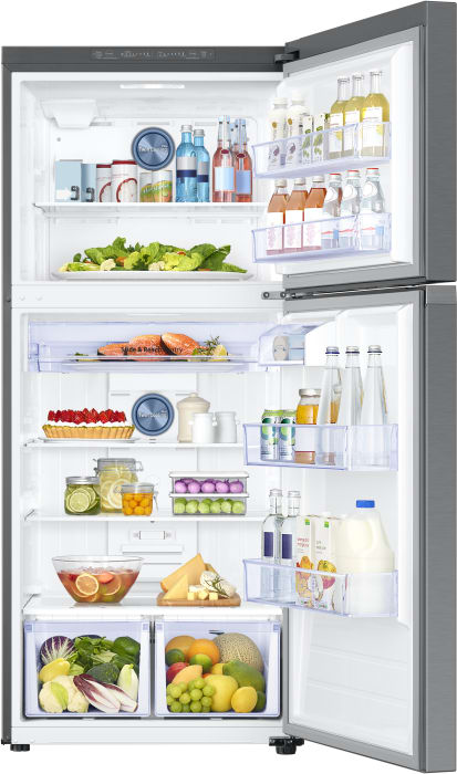 Samsung RT18M6213SR 29 Inch Freestanding Top Mount Refrigerator with ...