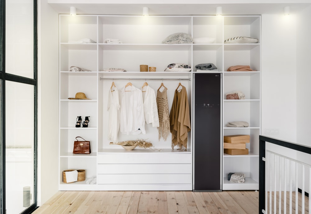 LG S3CW 18 Inch Smart Steam Closet with 11.4 lb. Capacity, TrueSteam ...