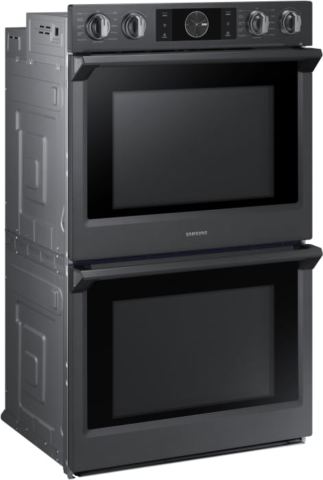 Samsung NV51K7770DG 30 Inch Electric Double Wall Oven with 10.2 cu. ft. Capacity, Steam Cook ...