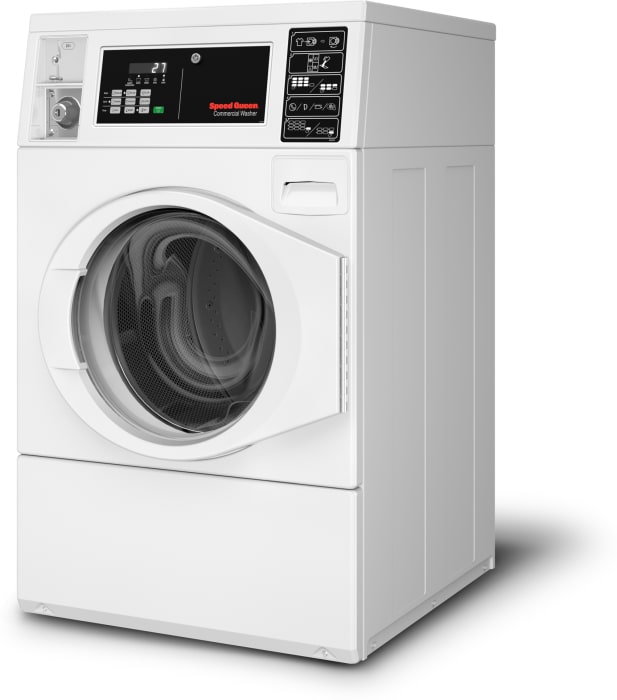 Speed Queen FV6010WN 27 Inch Commercial Front Load Washer with 3.42 cu ...