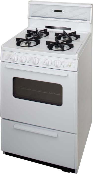 Premier SJK240O 24 Inch Freestanding Gas Range with 4 Sealed Burners, 3 ...