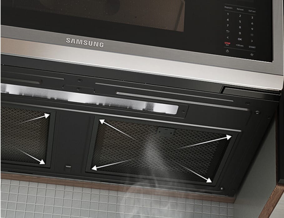 Samsung ME11A7710DS 30 Inch Slim Over-the-Range Smart Microwave with 1. ...