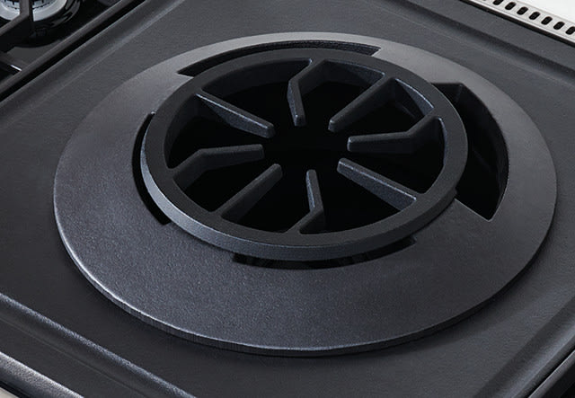 Wolf SRT362W 36 Inch Pro-Style Gas Rangetop with Wok Burner, Plumed ...