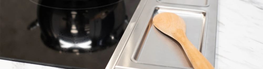 Sharp SCH2443GB 24 Inch Induction Cooktop with 4 Cooking Zones, Bridge ...