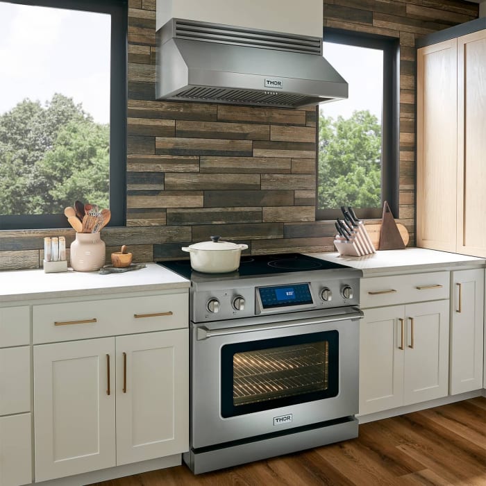 Thor Kitchen TRE3601 36 Inch Freestanding Professional Electric Range ...