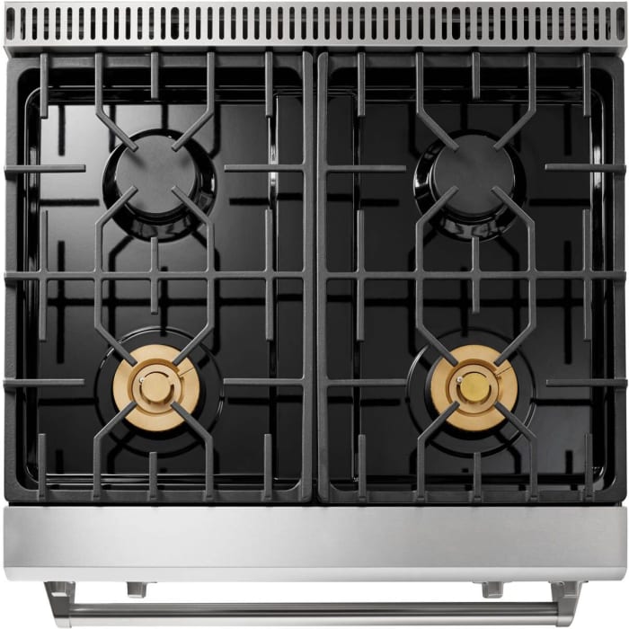 Thor Kitchen TRG3001 30 Inch Gas Range with 4 Burners, Tilt Panel ...
