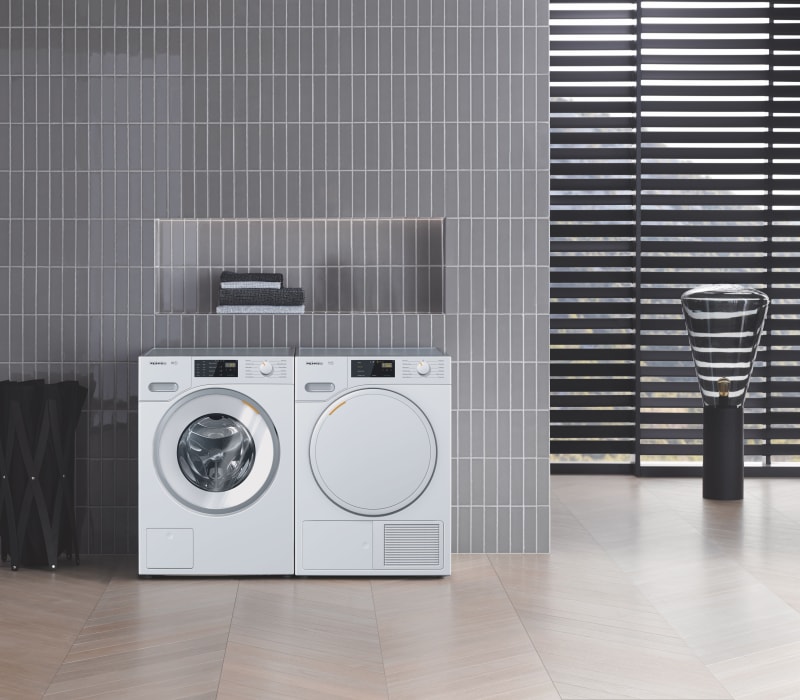 Miele TWB120WP 24 Inch Electric Dryer with 4.1 Cu. Ft. Capacity, Heat ...