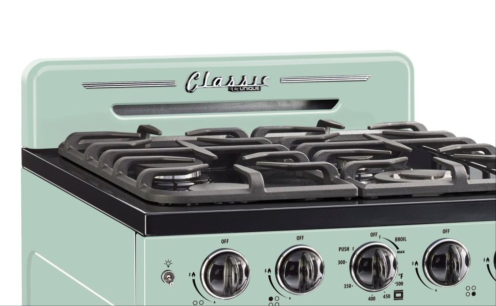 Unique Appliances UGP24CRLG 24 Inch Freestanding Gas Range with 4 ...