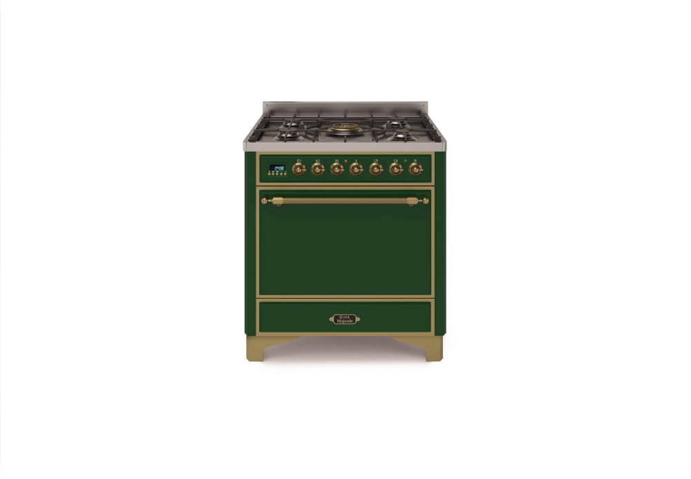 Ilve UMC76DMPVSY 30 Inch Freestanding Dual Fuel Range with 5 Semi ...