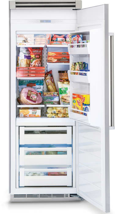 Viking FDFB5363R 36 Inch Freezer Column with 19.2 cu. ft. Capacity, 7 ...