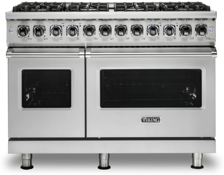 Viking VDR5488BSSLP 48 Inch Freestanding Professional Dual Fuel Range ...