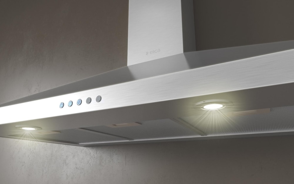 Elica EVL430S2 Wall Mount Chimney Hood with 3 Fan Speeds, 400 CFM ...