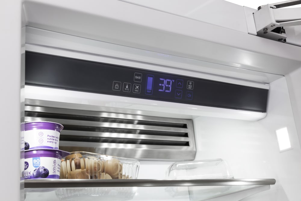 Viking VIREFR7 Column Refrigerator & Freezer Set with 30 Inch ...