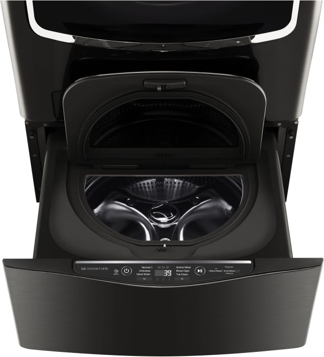 LG WD205CK 30 Inch 1.0 cu. ft. Black Stainless Steel Sidekick Pedestal ...