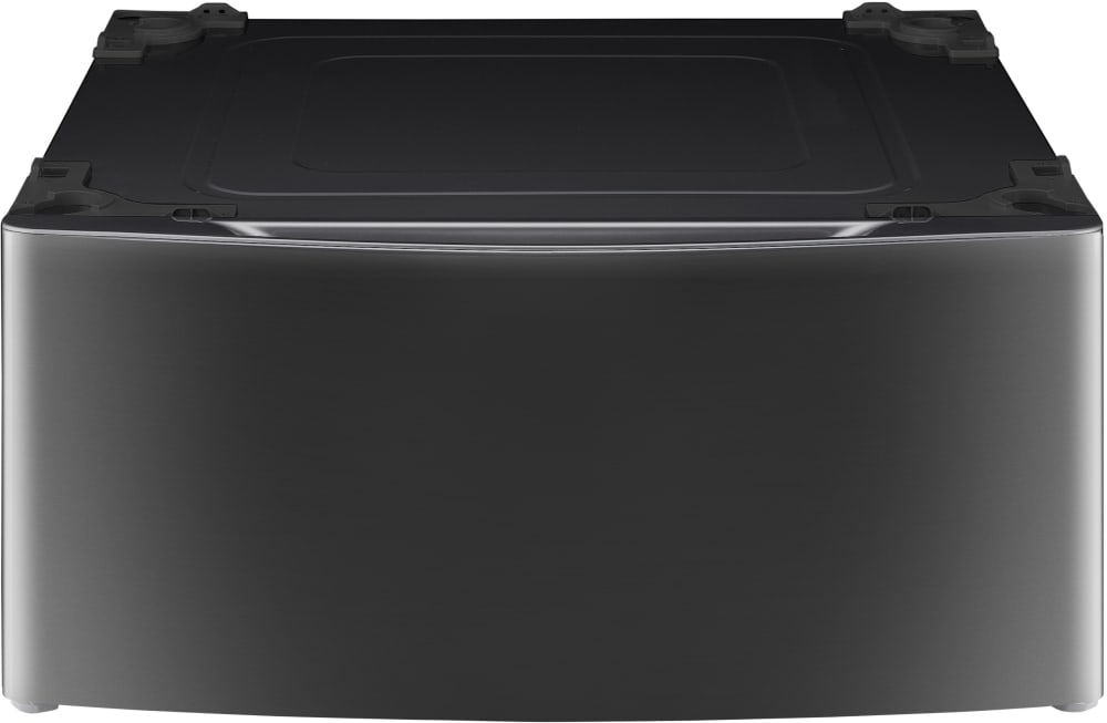 LG WDP5K Laundry Pedestal for 9500 Series: Black Stainless Steel