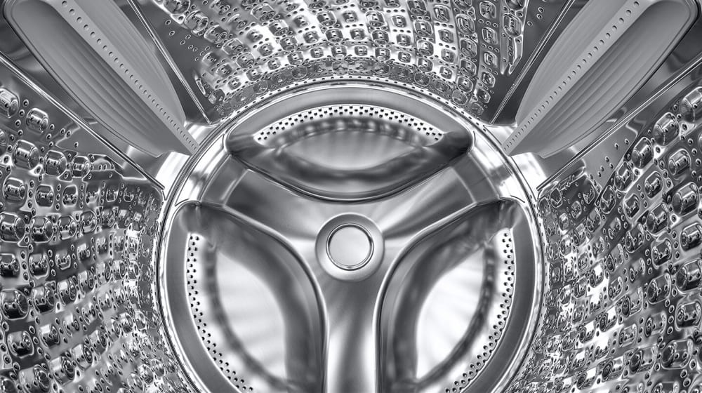 Samsung SAWADRED89002 Side-by-Side on Pedestals Washer & Dryer Set with Front Load Washer and ...