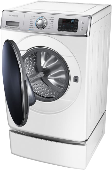 Samsung WF56H9100AW 30 Inch 5.6 cu. ft. Front Load Washer with 15 Wash ...