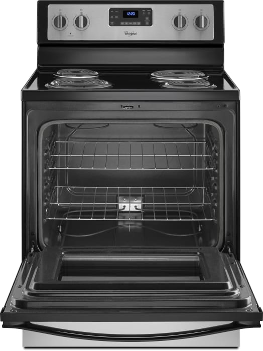 Whirlpool WFC310S0ES 30 Inch Freestanding Electric Range with 4 Coil ...