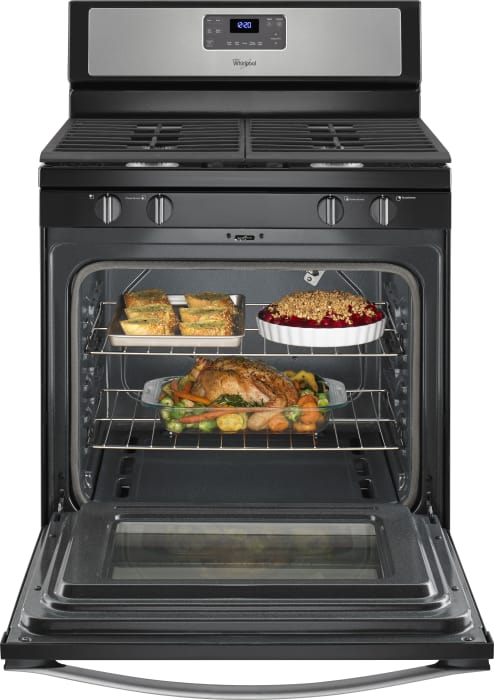 Whirlpool WFG515S0ES 30 Inch Freestanding Gas Range with AccuBake ...