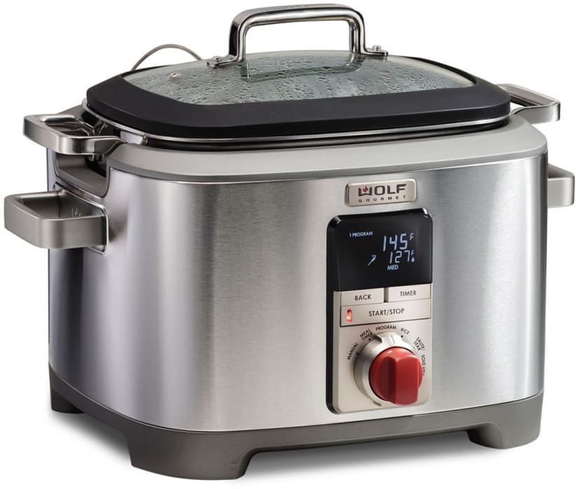Wolf Gourmet WGSC100S 7 Quart Multi-Function Cooker with 6 Cooking ...